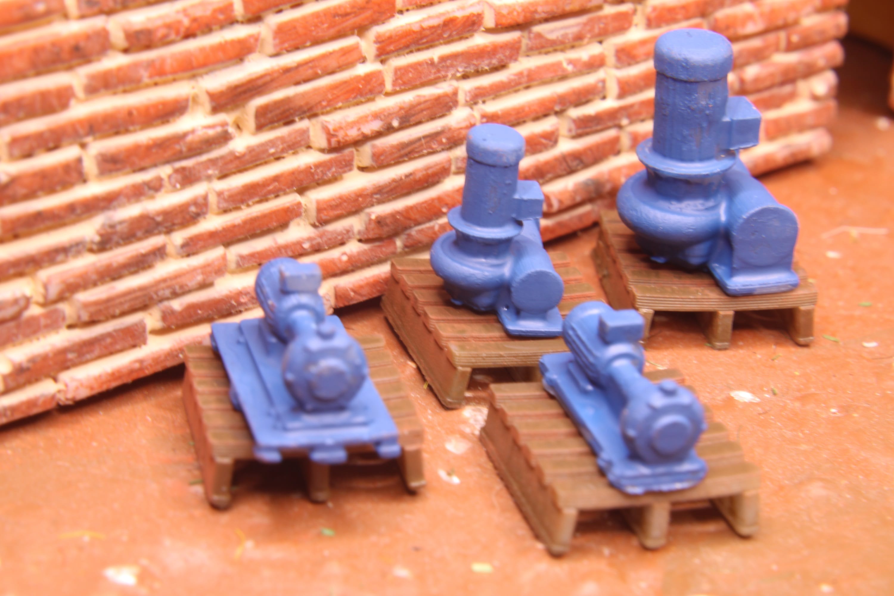 Set of 8 pumps - HO scale – Feisters Miniatures