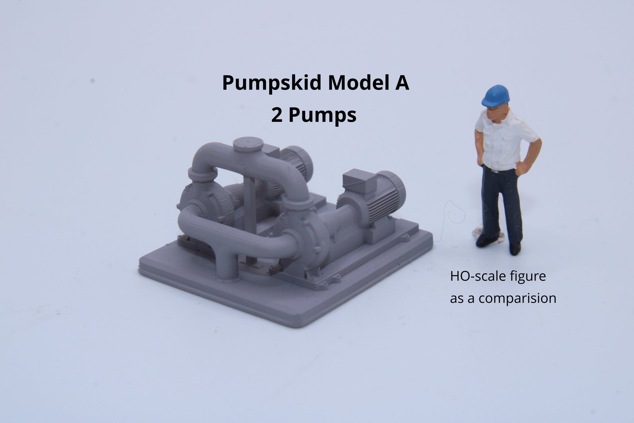 Pumpskid with 2 or 3 pumps Model A - HO scale – Feisters Miniatures